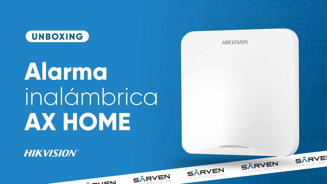 Unboxing Alarma Inalambrica Hikvision AX Home 16 Zonas - YouTube