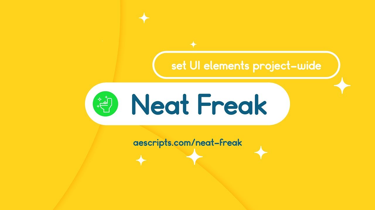 Neat Freak for After Effects - YouTube