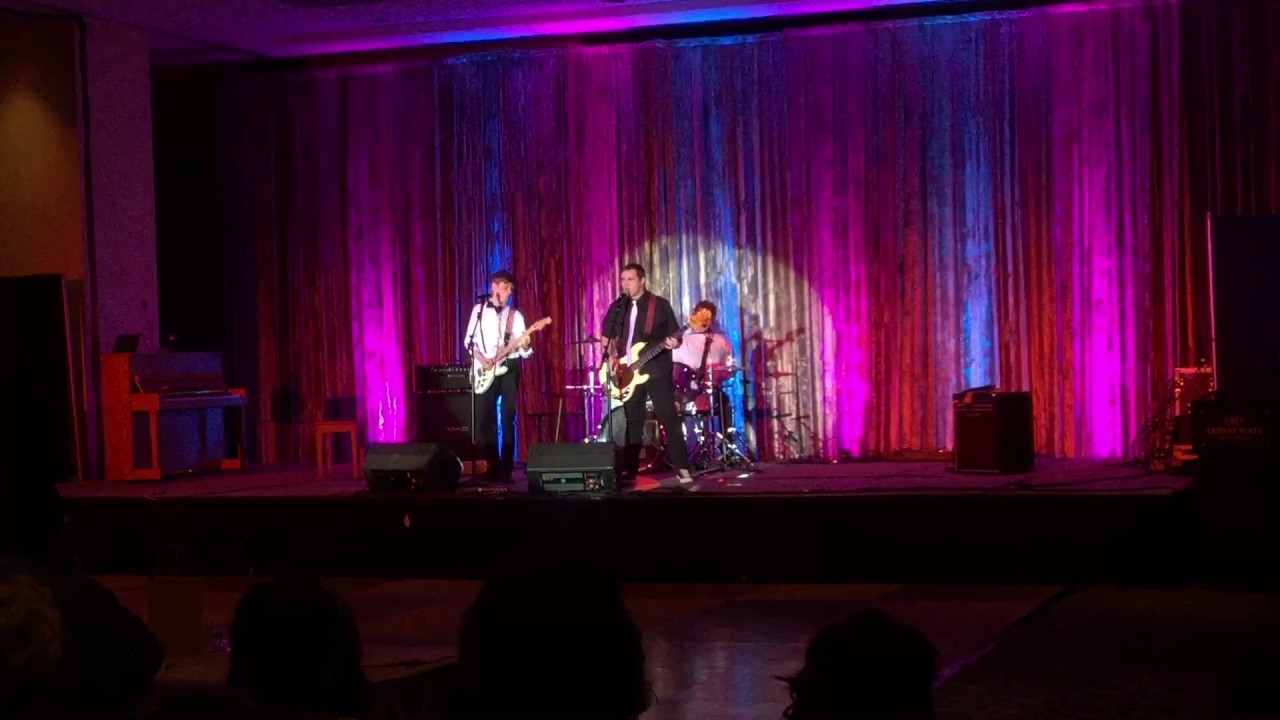 Johnny b. Goode band cover at state talent show - YouTube