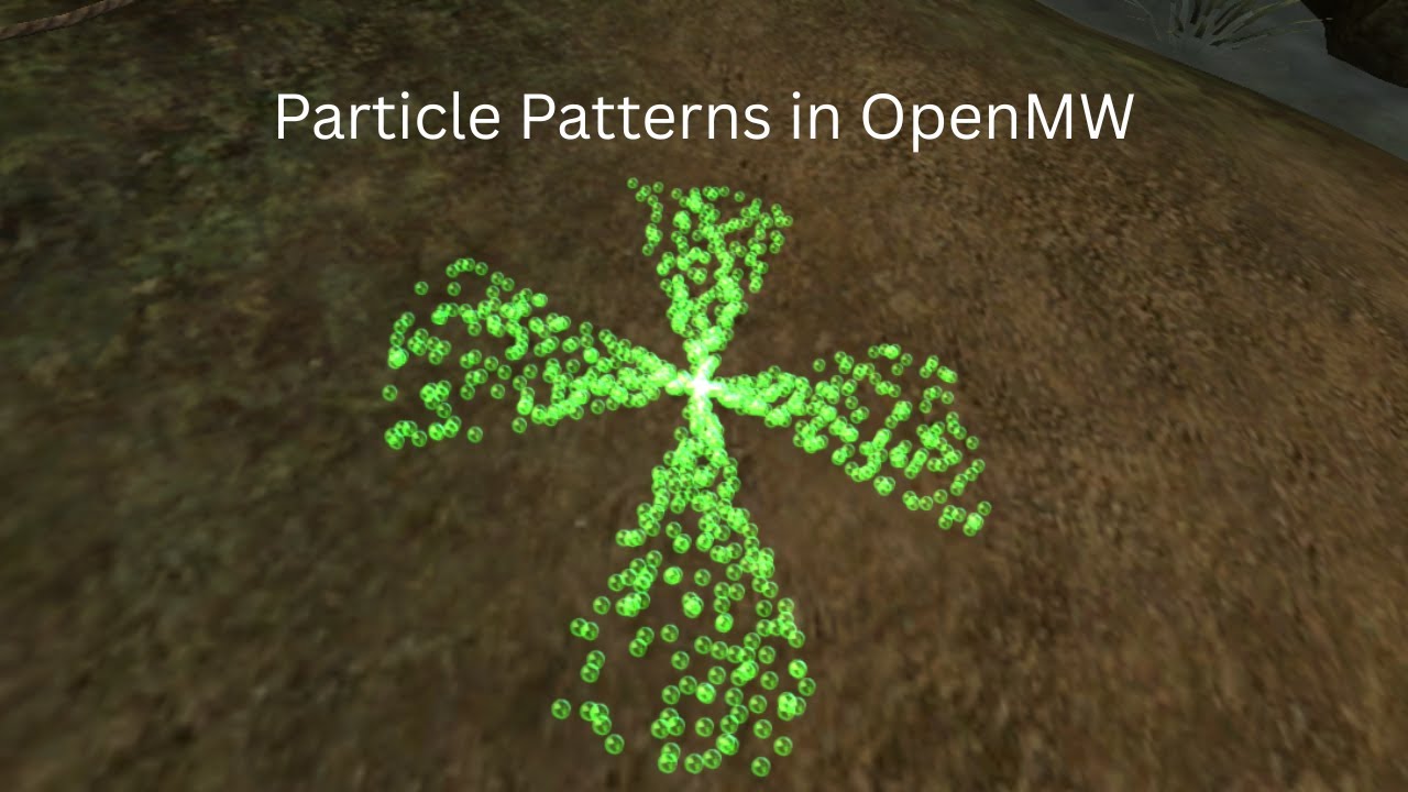 Morrowind Modding #18 - Particle Patterns NifSkope #morrowind #blender ...