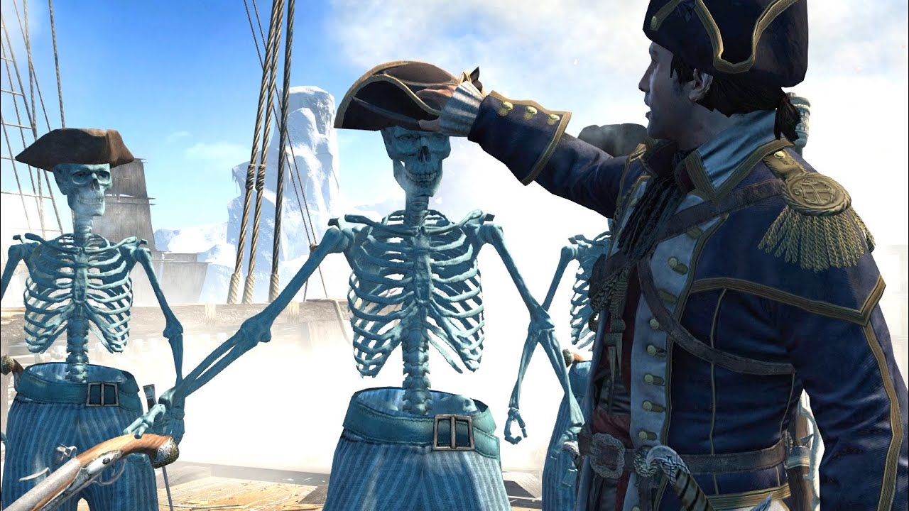 Assassin's Creed Rogue Skeleton Crew & Captain Outfit - YouTube