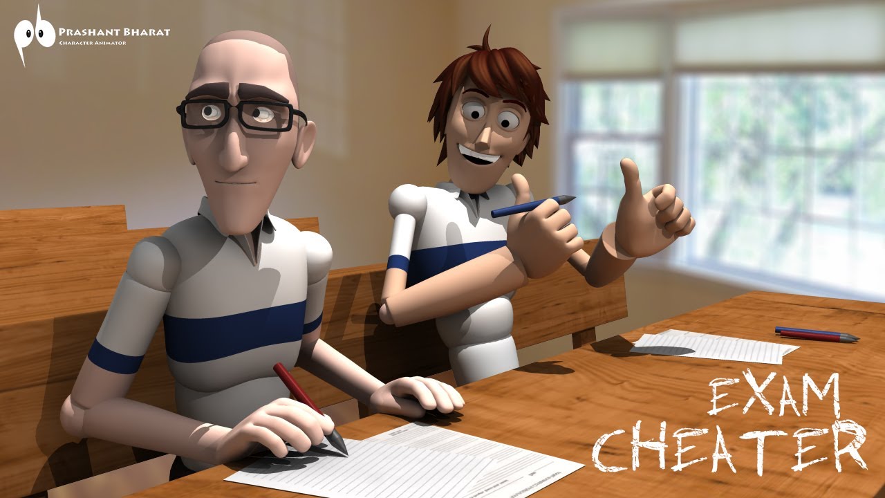 EXAM CHEATER Animation - YouTube