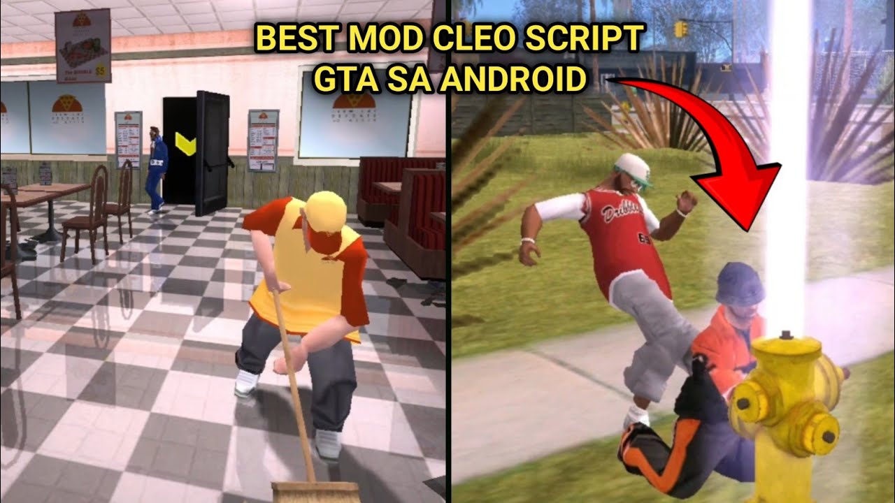 5 SCRIPT MOD CLEO TERBAIK - GTA SA ANDROID !! #gtasa #gtasan # ...