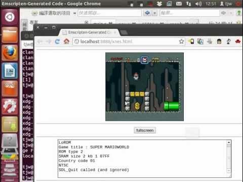 Javascript SNES emulator in game - YouTube