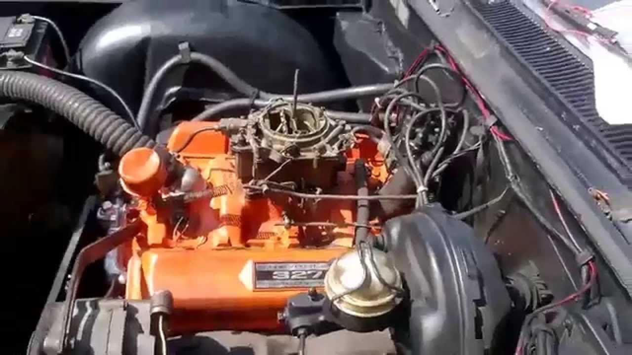 Remise en route Chevrolet 327 turbo fire 1964 après remise en état 2 ...