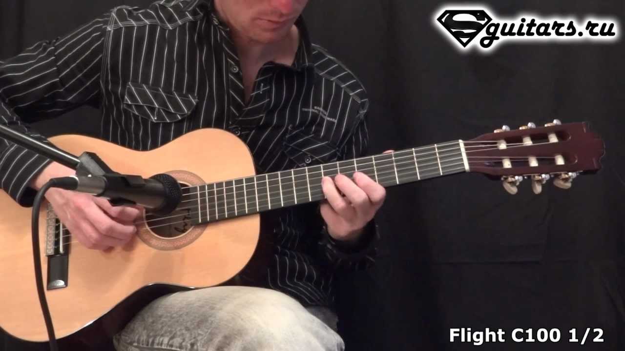 Обзор гитары: Flight C100 1/2 - Sguitars.ru review - YouTube