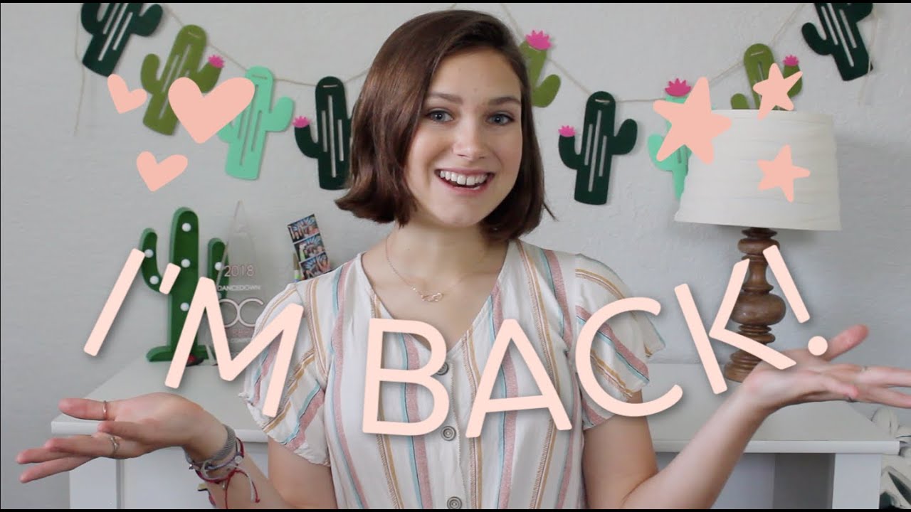 welcome back! | Arden Marie - YouTube