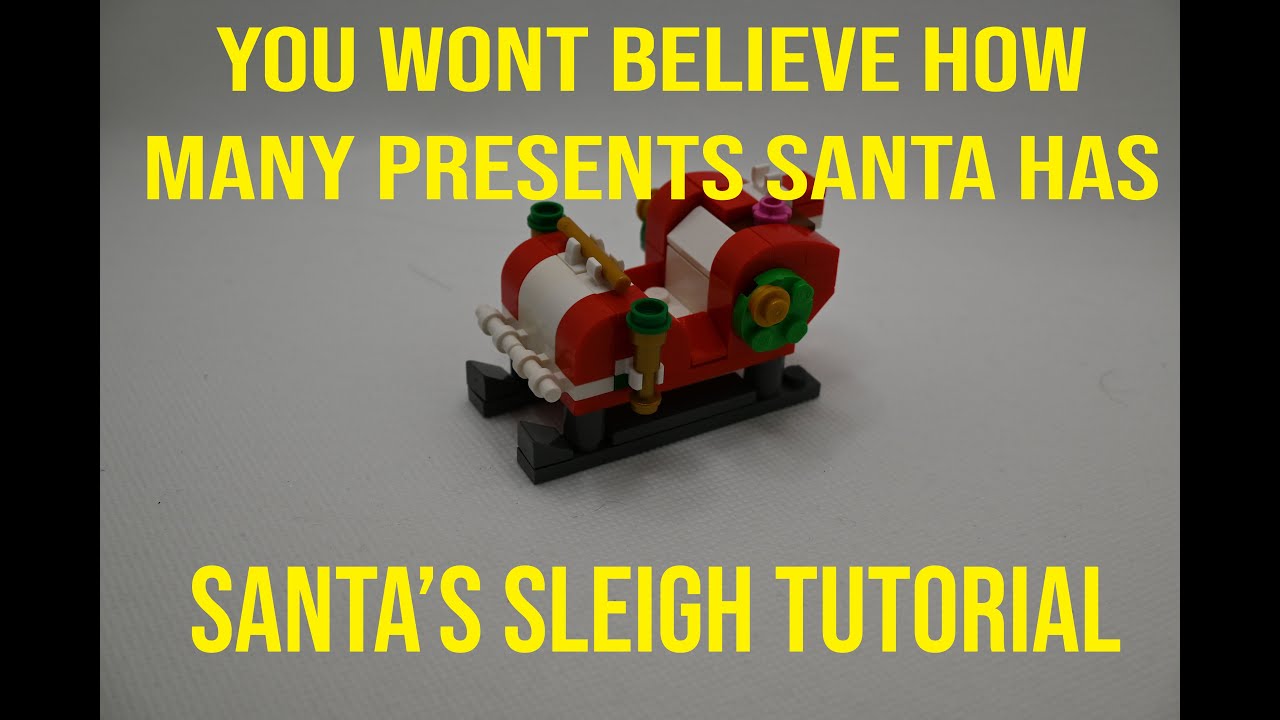 Lego Santa Sleigh Tutorial: Building Festive Christmas Magic! - YouTube
