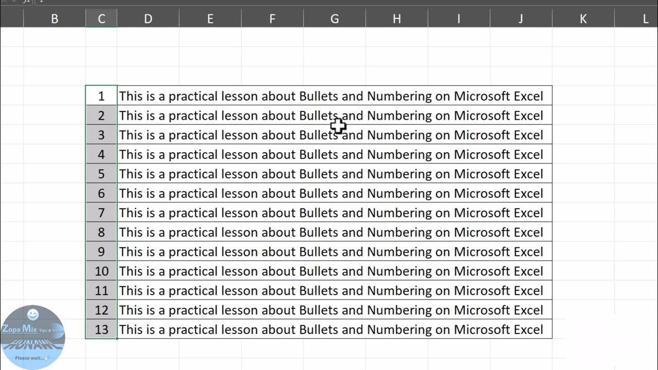 Customize numbering style in Ms Excel - YouTube