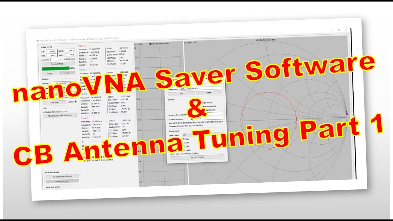 05 nanoVNA Saver Software & CB Aerial Tuning - YouTube