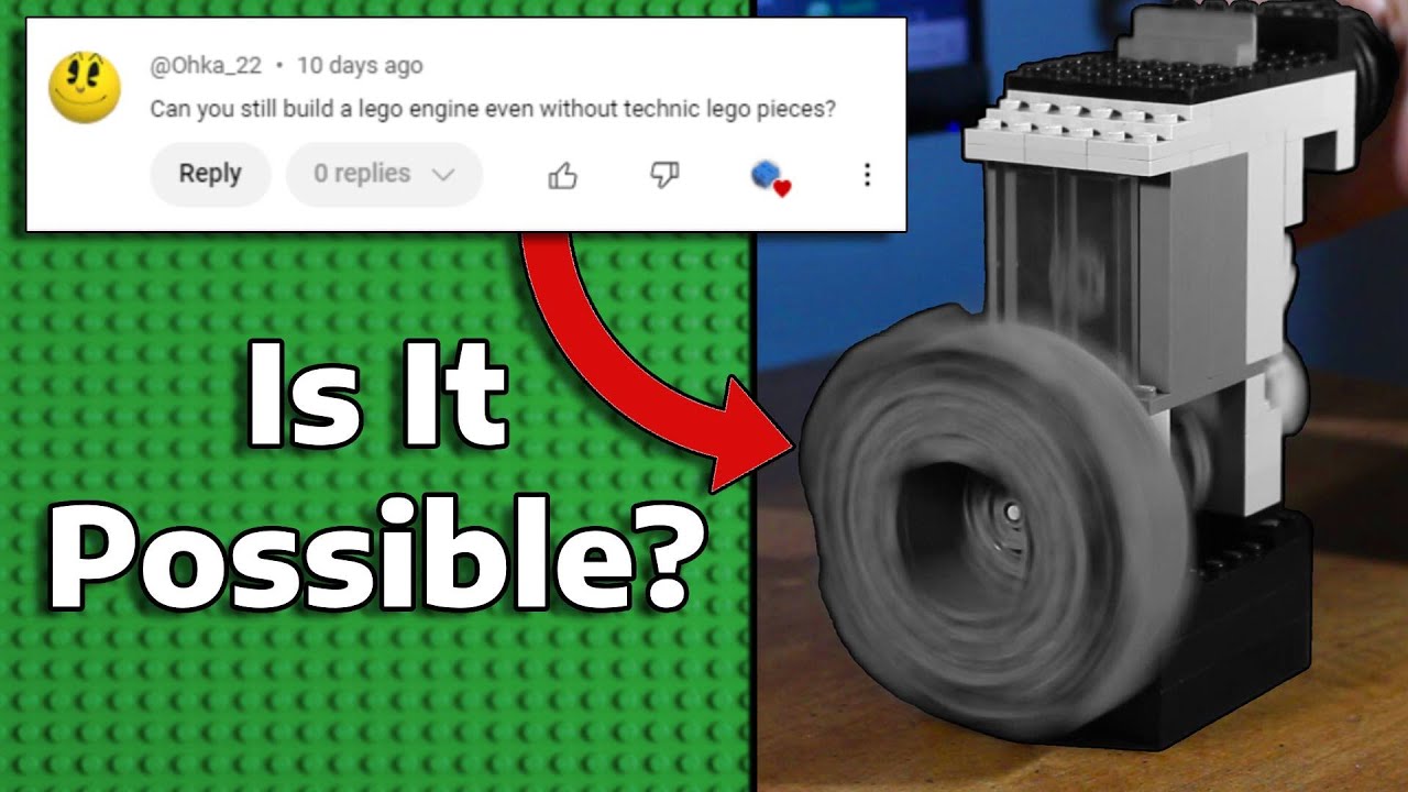 I Built a LEGO Vacuum Engine With NO Technic Pieces! - YouTube