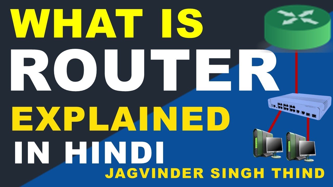 Router What Is Router In Hindi How Router Works In Networking Network Device Youtube