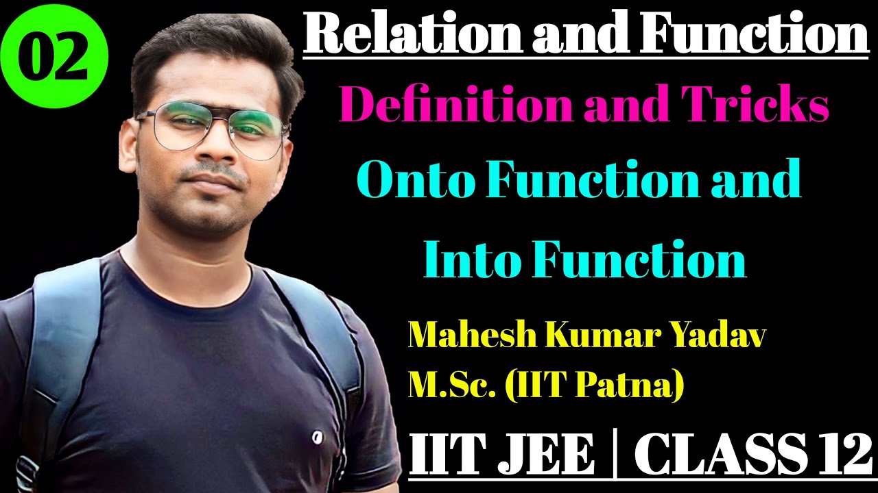 Onto Functions Class 12 | Into Function | Kind of Functions | 02 ...
