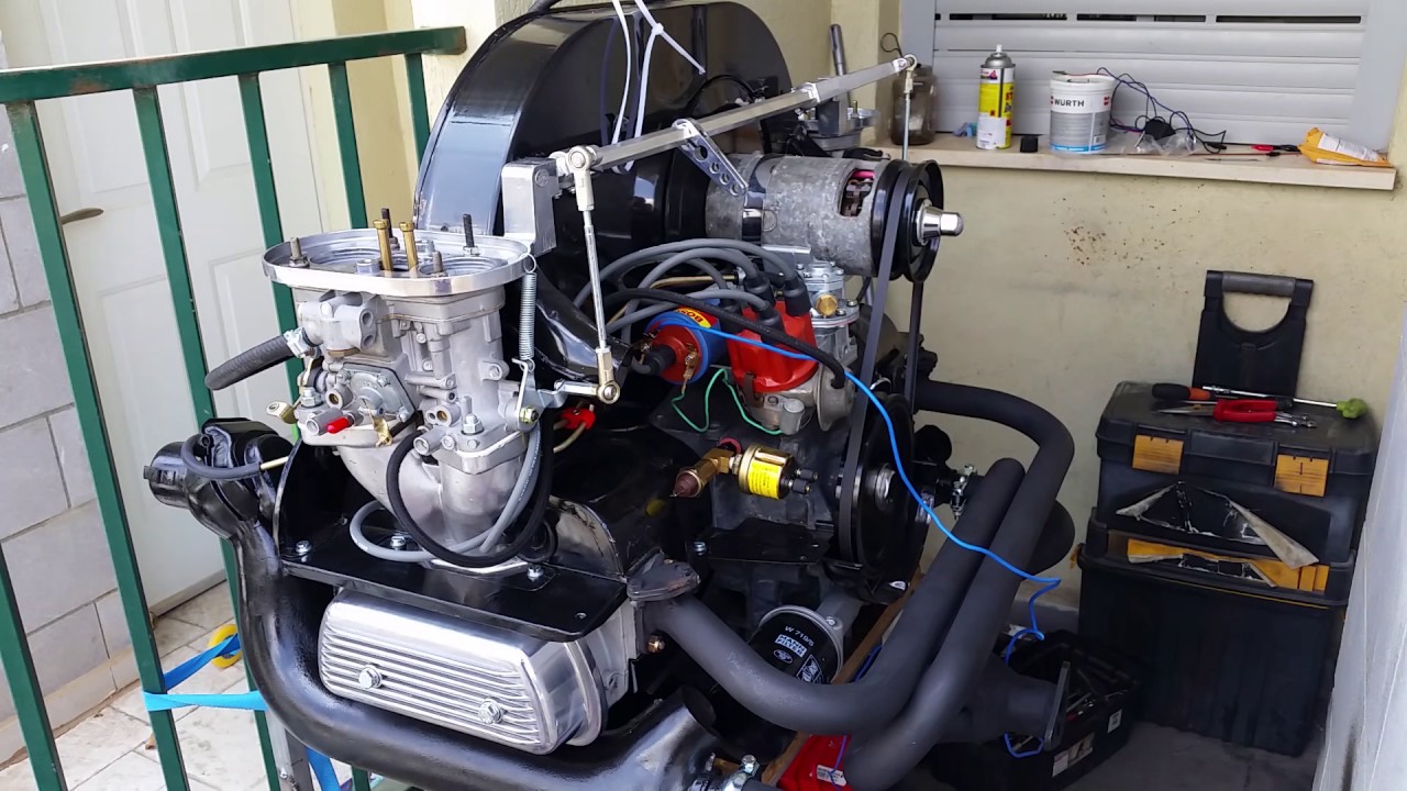 VW Vintage Speed 40HP engine - YouTube