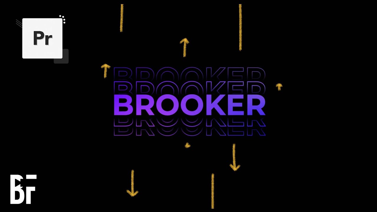 Premiere Pro Text Effect - YouTube