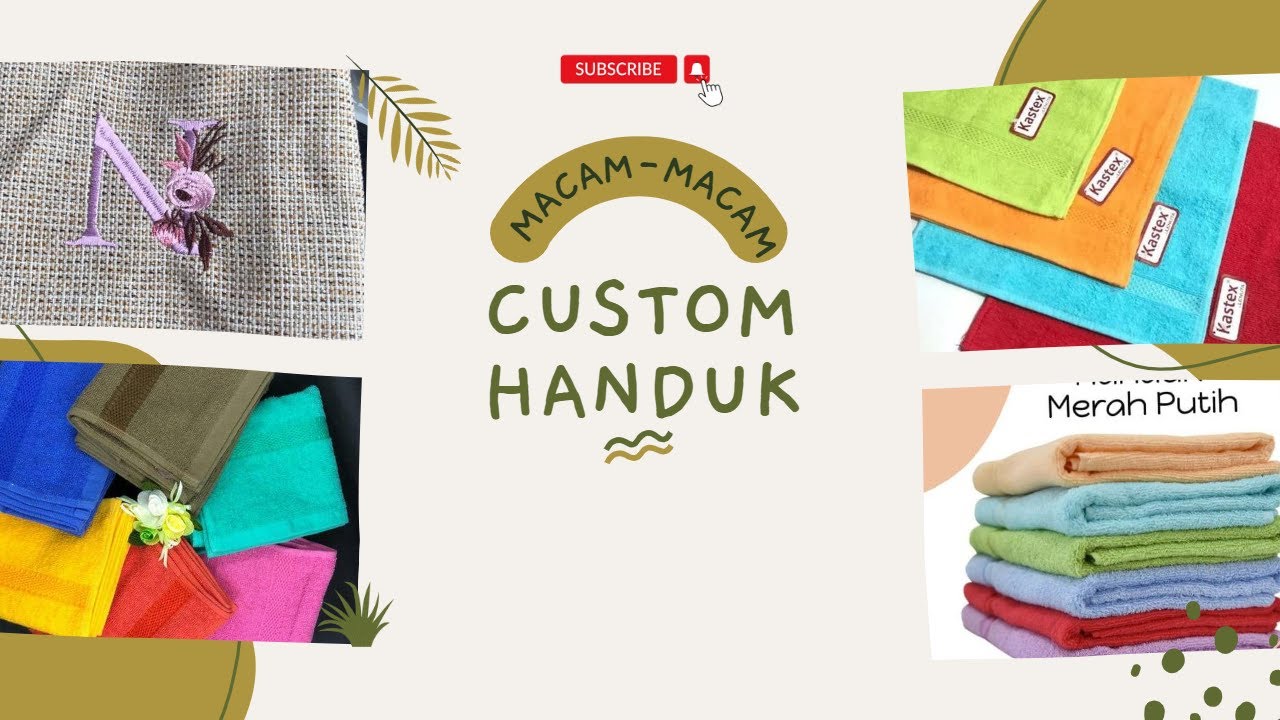 handuk custom terlaris,handuk souvenir,handuk bordir hub 0812-3271-9826 ...