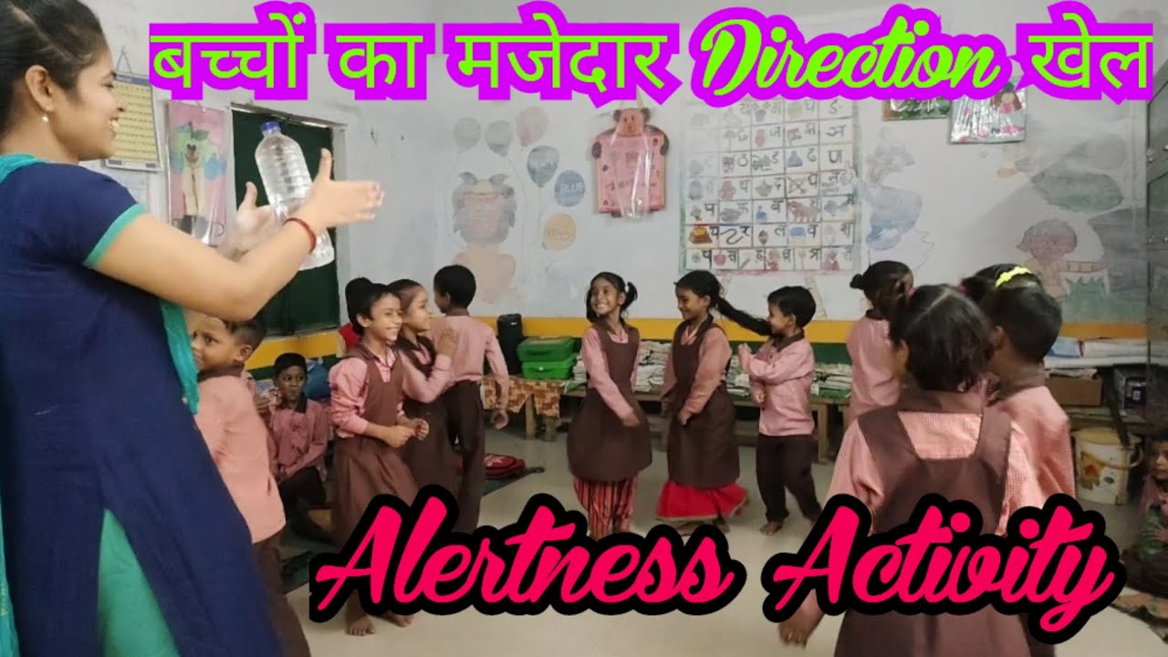 Fun games/ Alertness Activity/Indoor Game/physical activity/Direction ...