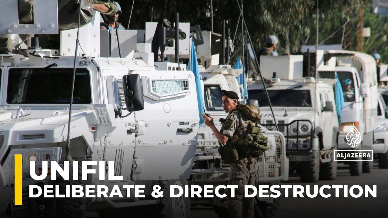 UNIFIL: The deliberate and direct destruction of un property is a ...