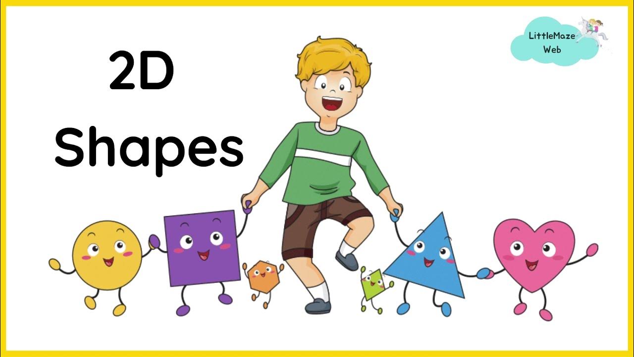 2D Shapes || Math 2D Shapes for Kids || 2D Shapes Cartoon - YouTube