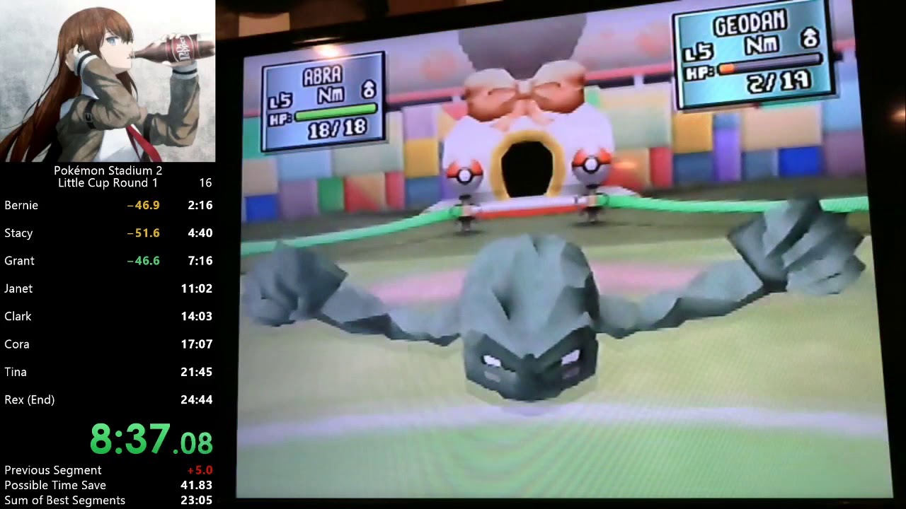 Pokemon Stadium 2 Little Cup R1 Speedrun in 24:03 - YouTube