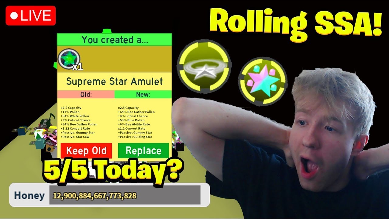 rolling ssa/stickbug amulet for white hive (going white hive) | Roblox ...