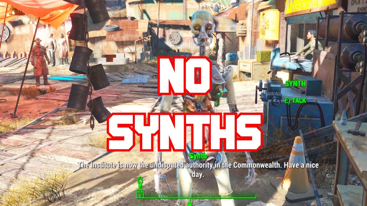 Myrna doesn't serve synths. Fallout 4 - YouTube