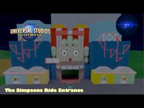 Lets Build Universal Studios The Simpsons Ride in Theme Park Tycoon 2 ...