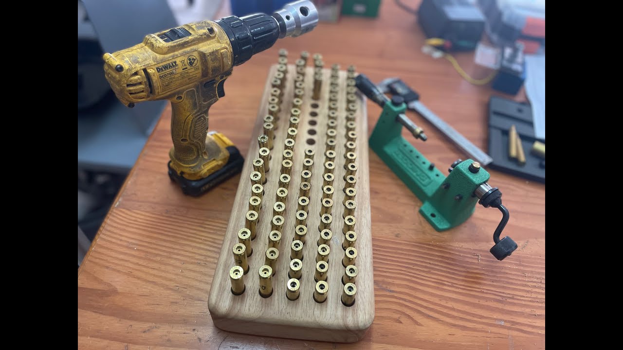 Reloading Step 4 - Trim 308 and 270 cases to length - YouTube