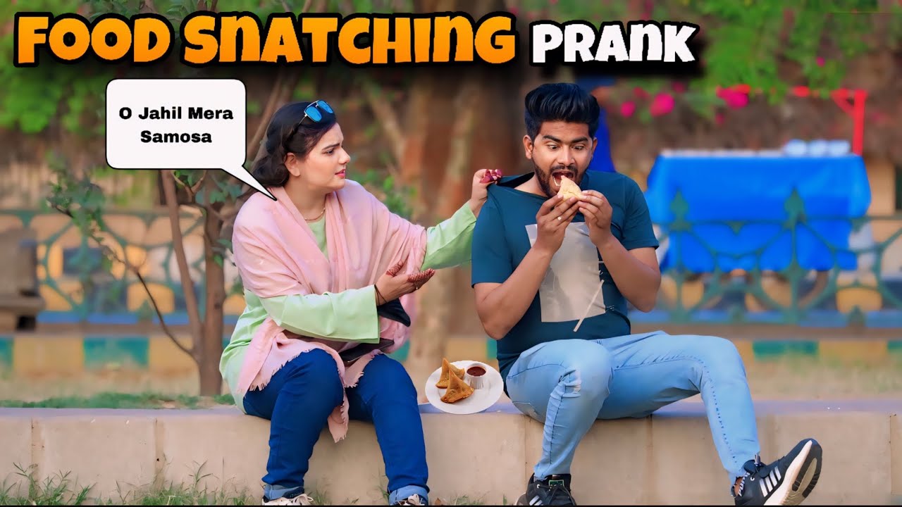 Food Snatching Prank On Cute Girls Prank - OverDose TV - YouTube