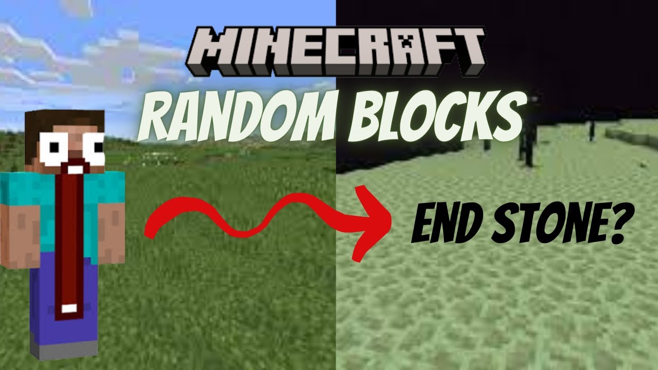 Speedrunning A RANDOM Block in Minecraft! - YouTube