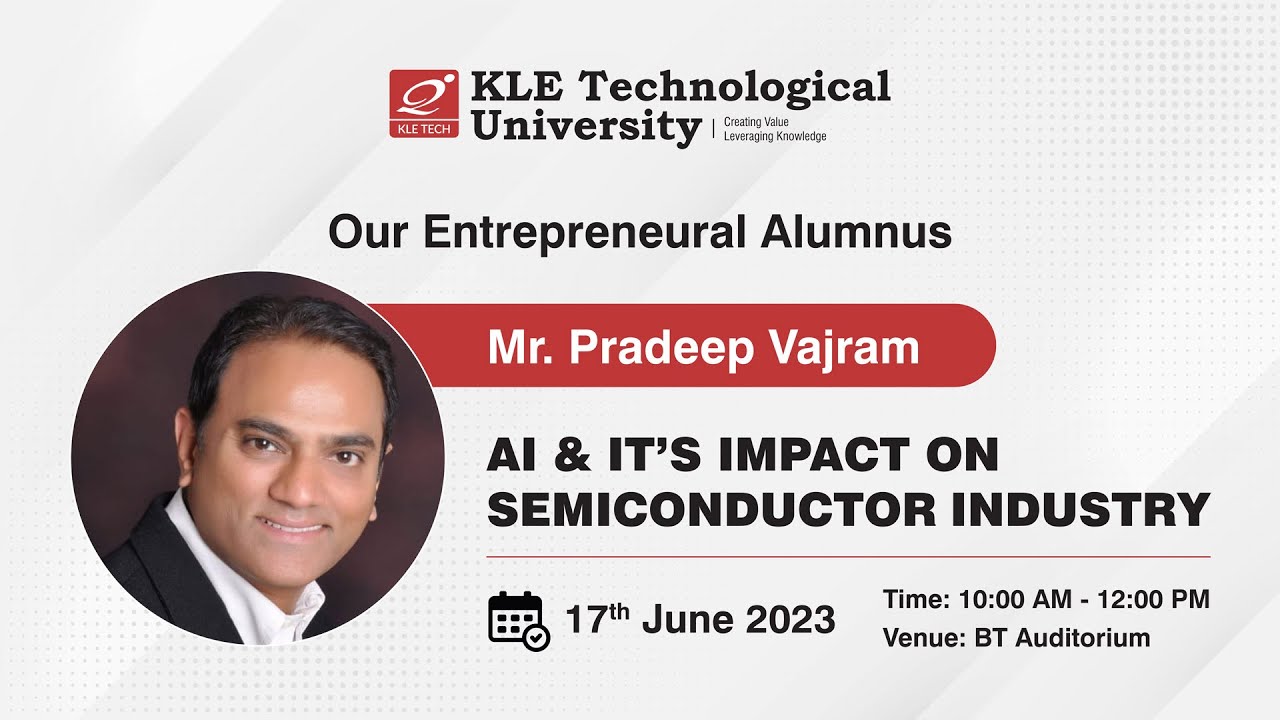 Technical Talk on AI & its Impact on Semiconductor Industry by Mr ...