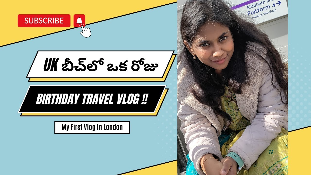 One day in Uk Beach || My First Vlog In London | Birthday Vlog || Found ...