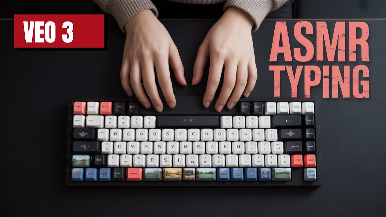 (ASMR )This Keyboard Turns Into a Mini Garden! - YouTube