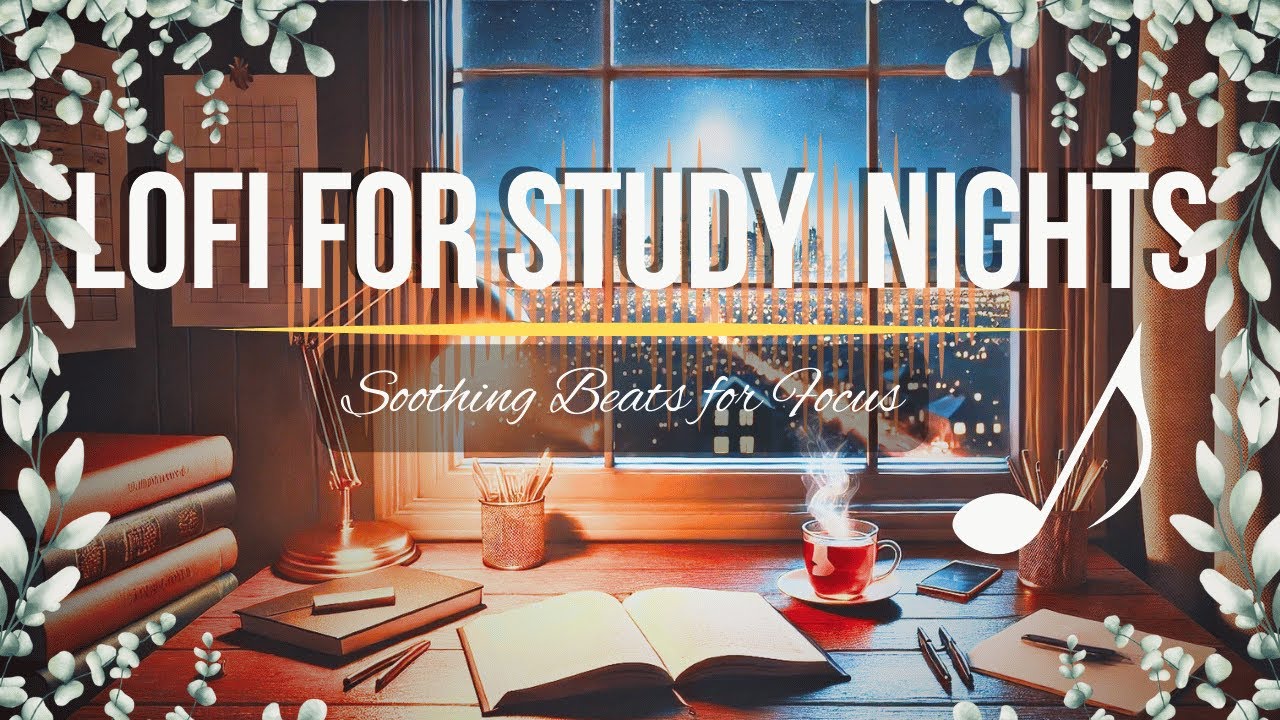 Cozy Night Study Vibes | Soothing Lofi Music for Relaxation & Deep ...
