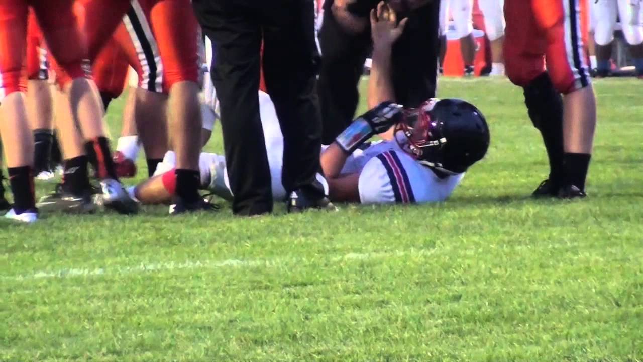 Coldwater 14 vs Bishop Hartley 7 - delayed at half time due to weather ...