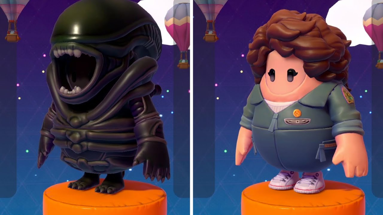 Fall Guys #419 *Xenomorph & Ellen Ripley* (PC)(No Commentary) - YouTube