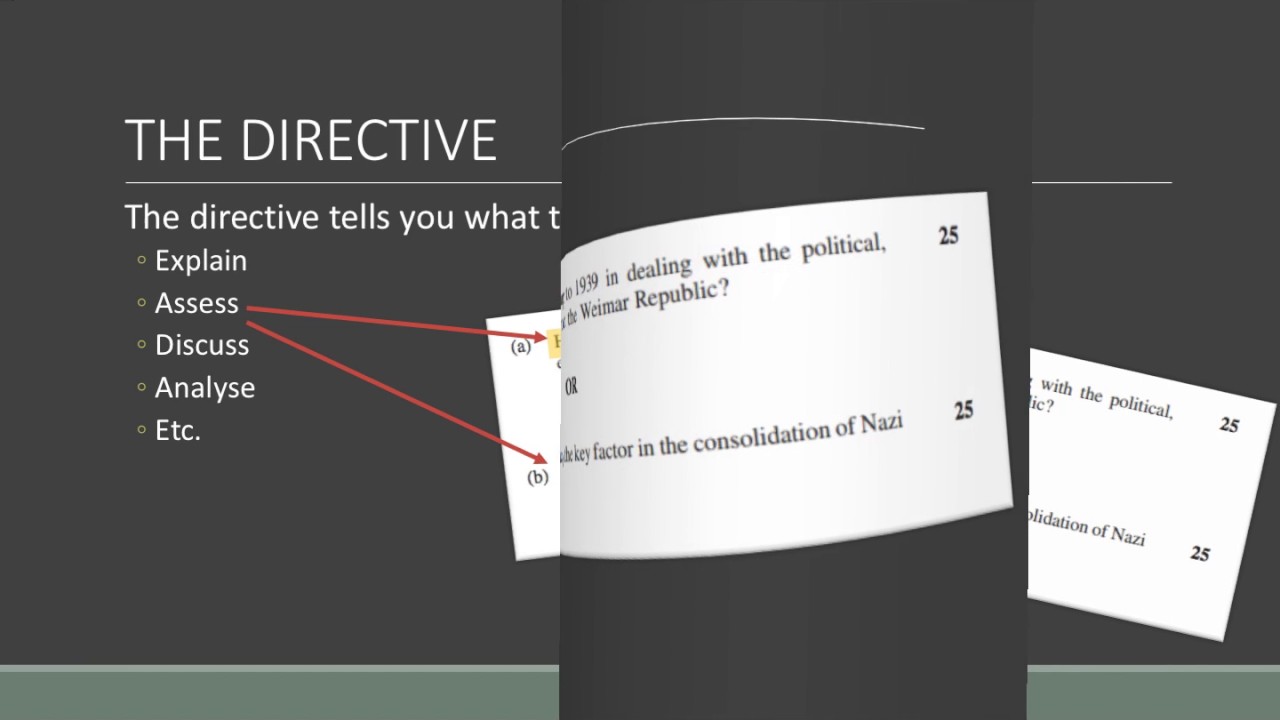 HOW TO WRITE AN ESSAY 2 - DECONSTRUCT THE QUESTION - YouTube