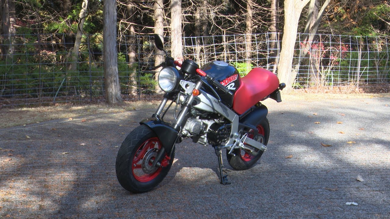 Honda Collection Hall 収蔵車両走行ビデオ Monkey R（1987年） - YouTube