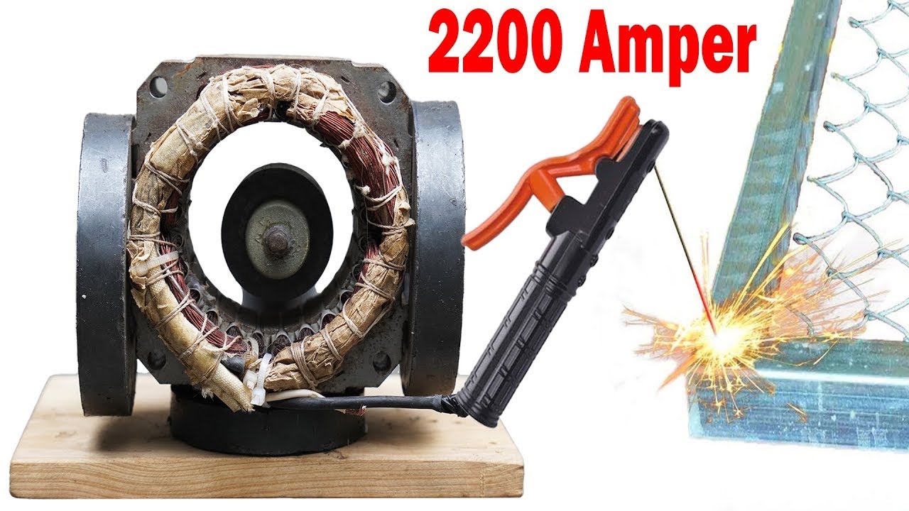 Convert an Old Washing Machine Motor into a Powerful DIY Welding ...