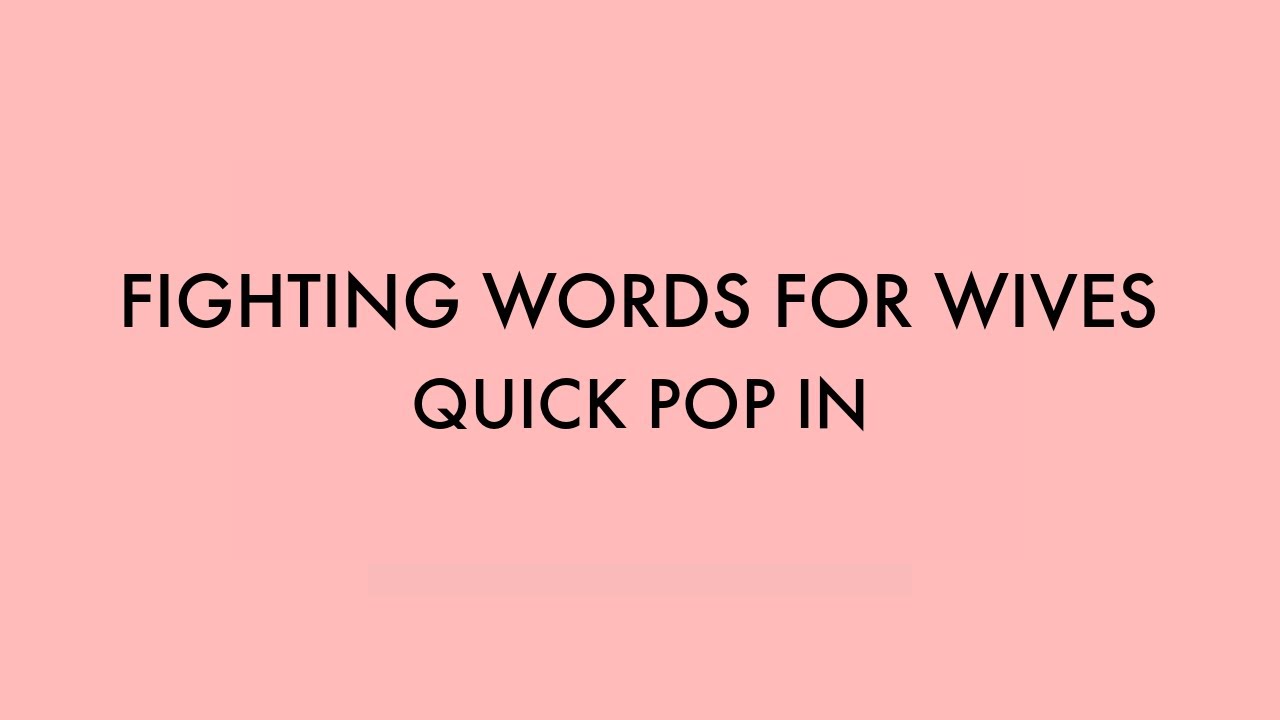 Quick Pop In - YouTube