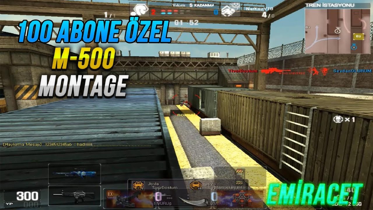 Wolfteam EmirACET #M500 #S2 Yıkım #Sniper Montage -(100 ABONE ÖZEL)Vol ...