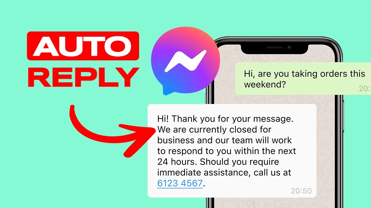 Auto Reply Facebook Messenger on Android - YouTube