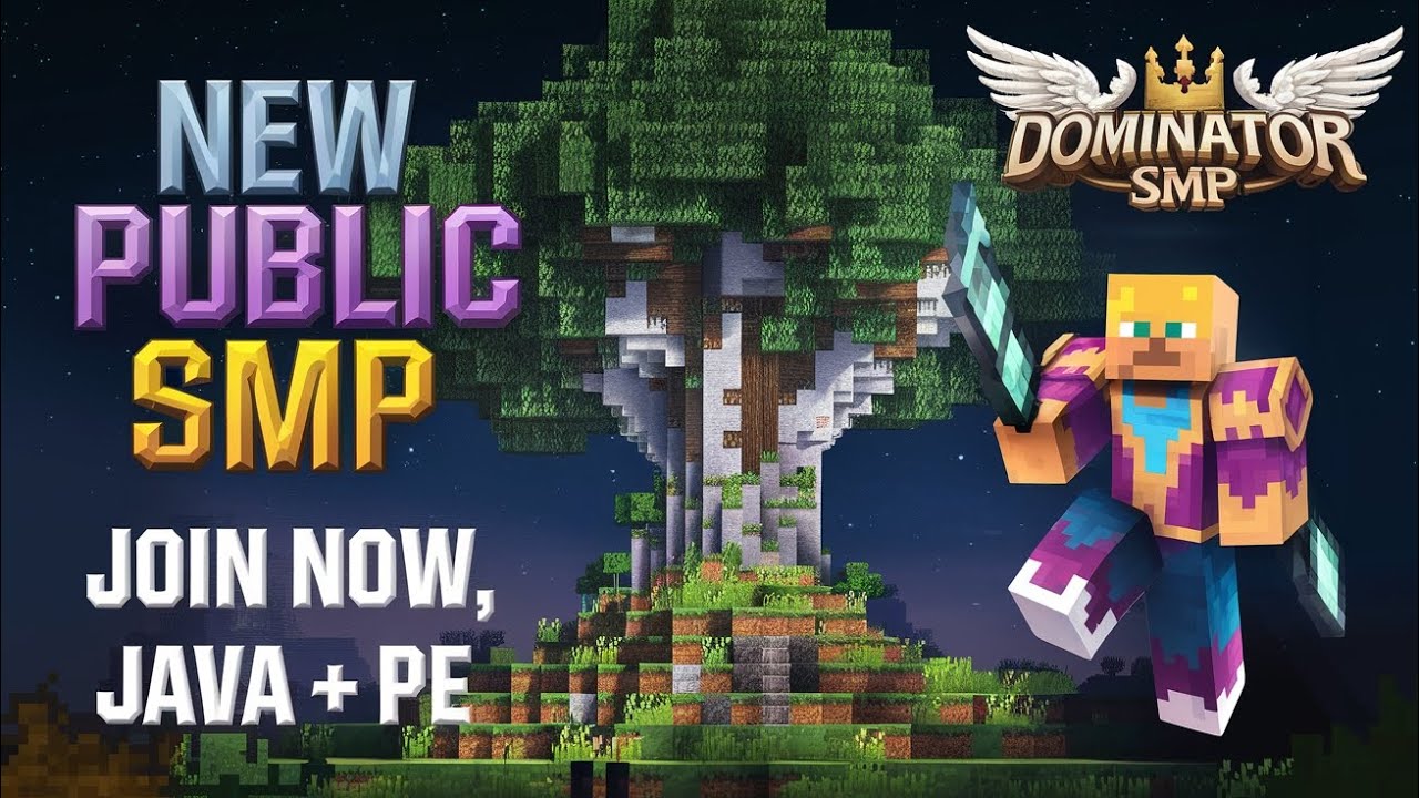 Guy's we are playing Minecraft in public server #Java+pe - YouTube