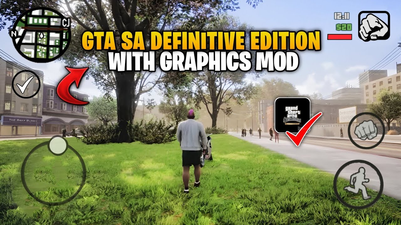 GTA San Andreas Definitive Edition Android With Extreme Graphics ...