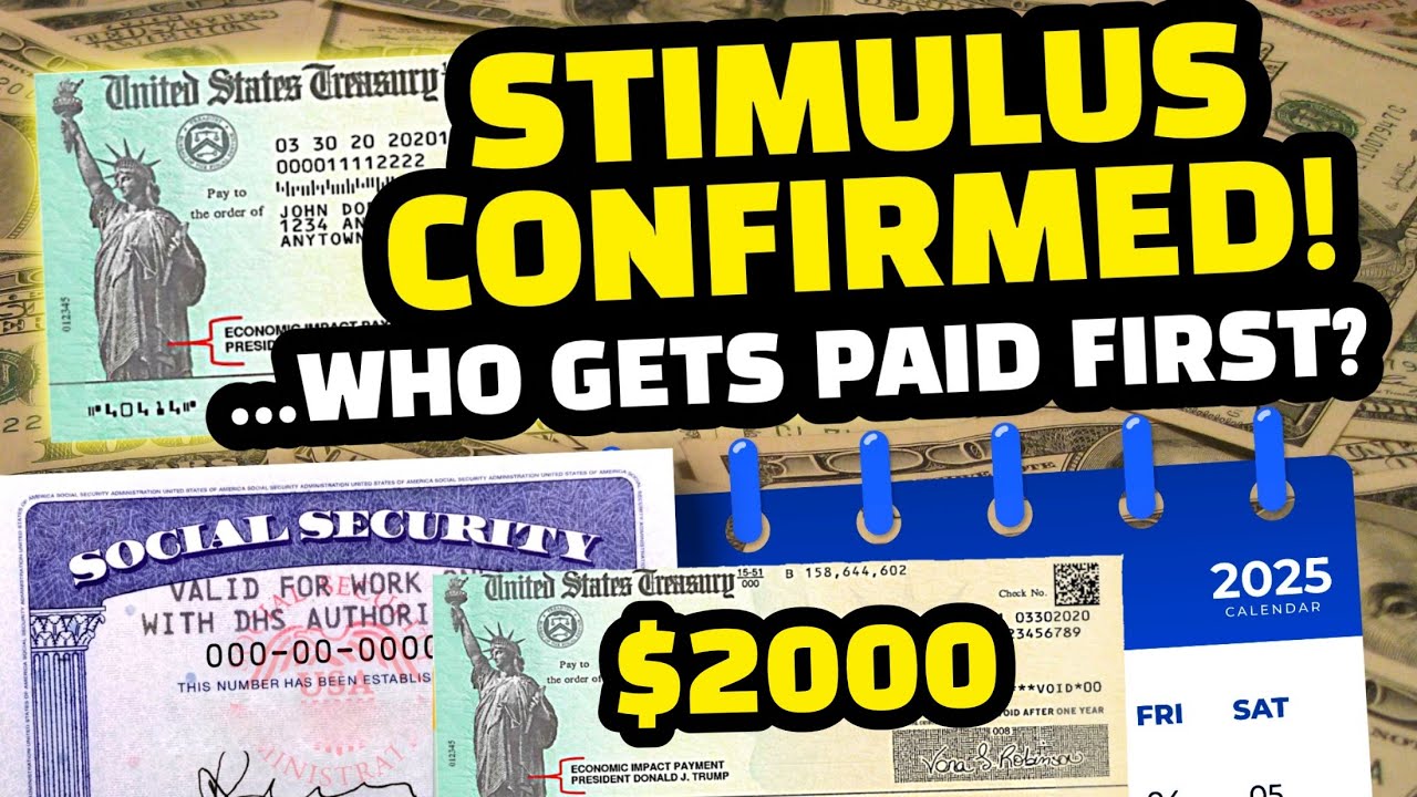 🟢Stimulus CONFIRMED! $2000+ November Social Security Checks SSA Deposit ...
