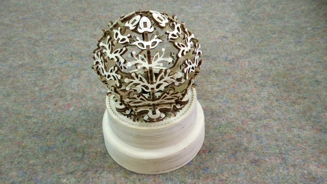 Mechanical Flower Part 3 - Building Motor Base - YouTube