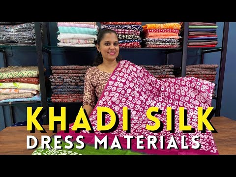 Khadi Silk Salwar Materials | Nayana Limitless