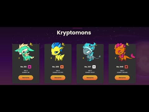 Kryptomon Beginners Guide - YouTube