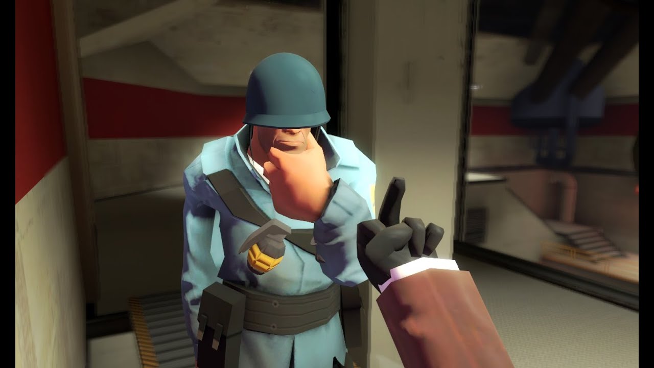 spy fails backstab and faceplants - YouTube