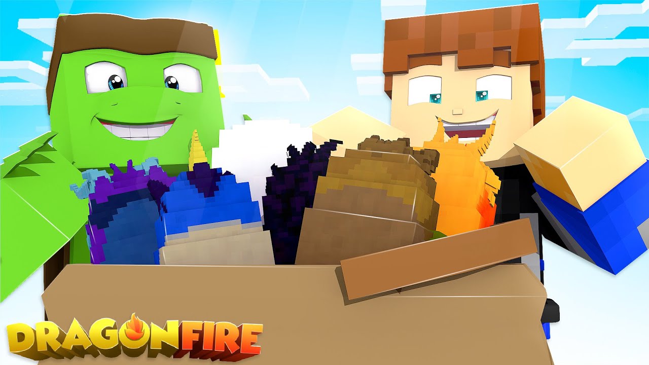 I WON THE DRAGON EGG HUNT - Minecraft DRAGONFIRE - YouTube